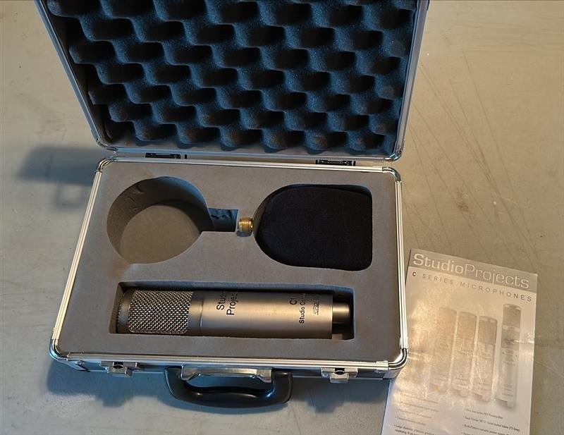 Studio Projects C1 C Series Condenser Microphone with Wind Guard & Case ...