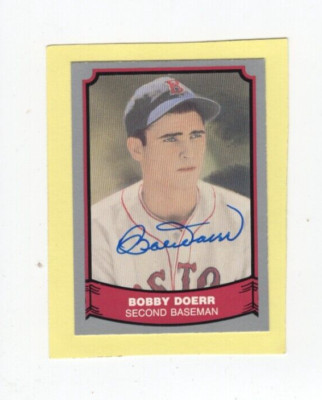 Autographed Bobby Doerr Red Sox 1988 Baseball Legends #73 | eBay