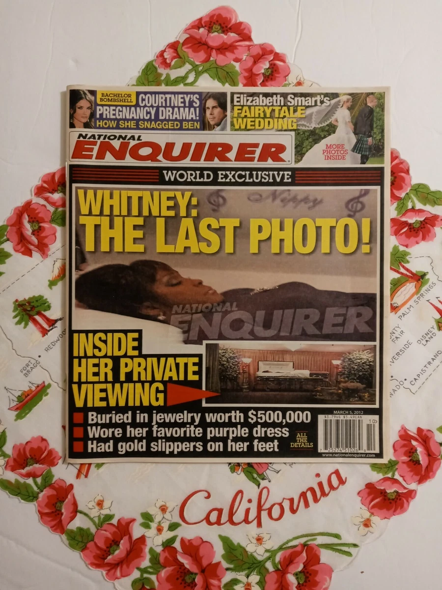 Whitney Houston Casket Photo