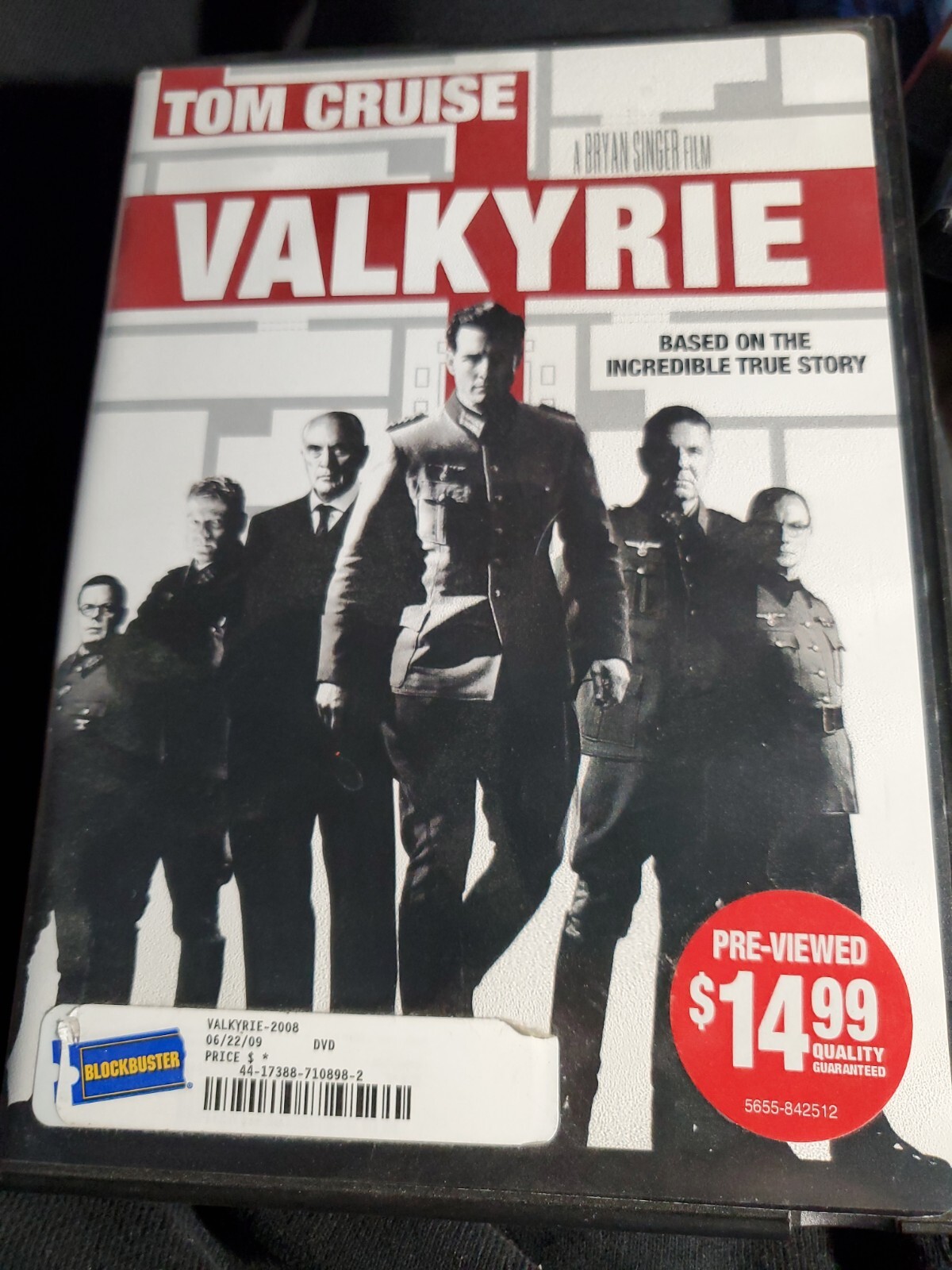 Valkyrie (DVD, 2009) Tom Cruise, Bryan Snyder (Dir) EUC | eBay
