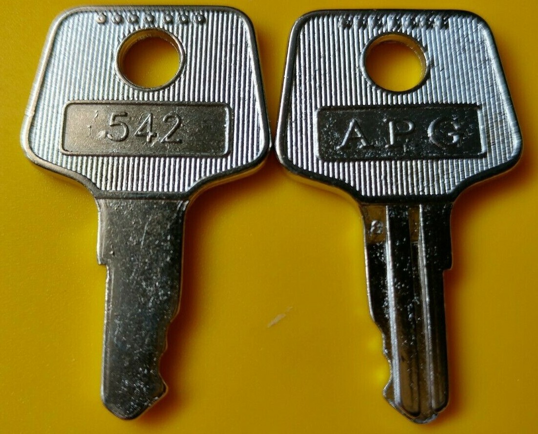 APG 235, 243, 435, 542 Cash Drawer Key Pair - Fits HP, NCR, MICROS ...
