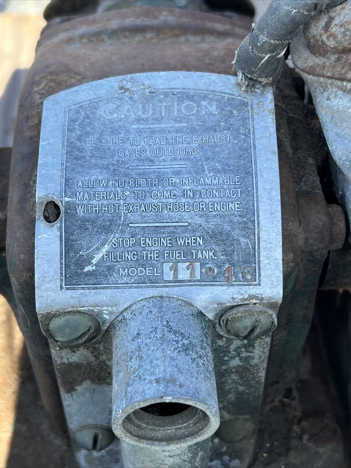 Vintage Early RARE Maytag Engine Model FY-ED4 Motor Hit Miss Motor ...