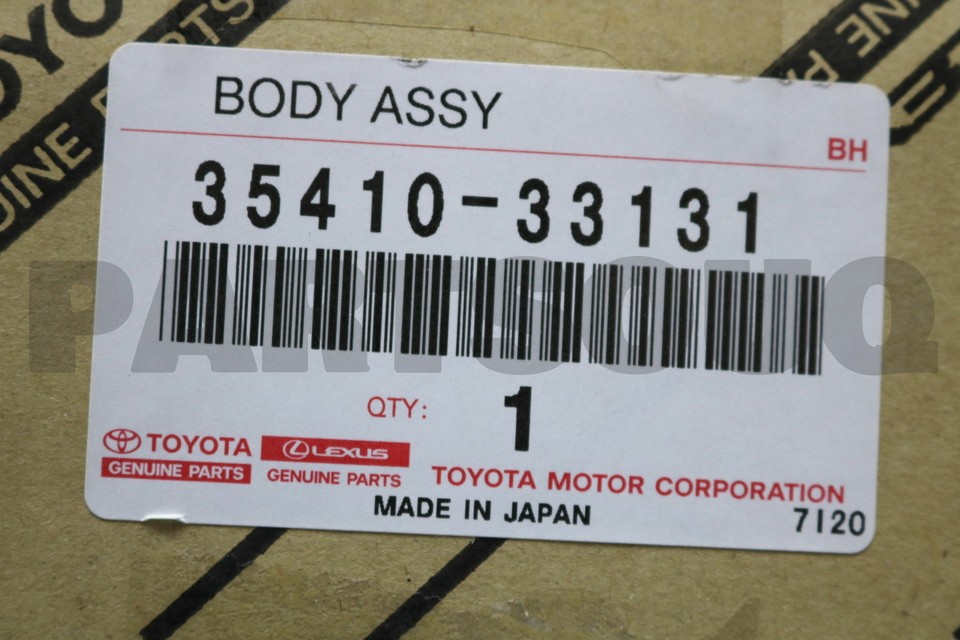 3541033131 Genuine Toyota BODY ASSY, TRANSMISSION VALVE 35410-33131 | eBay