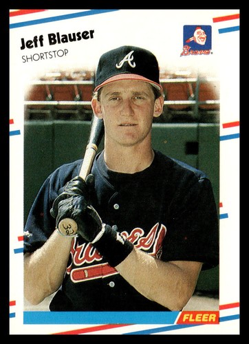 1988 Fleer #533 Jeff Blauser Atlanta Braves Baseball Card | eBay