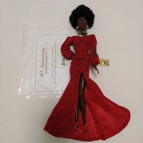 First Black Barbie Doll MATTEL 40th Anniversary African American ...