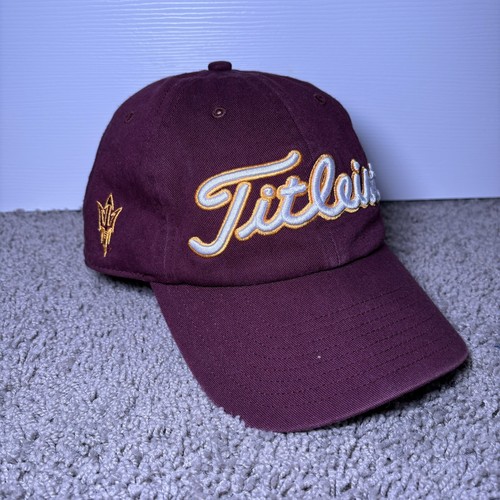 Titleist Arizona State Sun Devils Golf Hat Adjustable Buckle The 47 ...