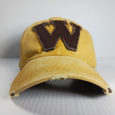 Baseball Cap Hat, Who What Why Strap Back Dad Distressed Lid | eBay