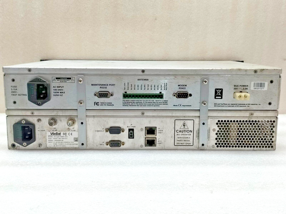 VIASAT ARCLIGHT VMBR-1510 MINI VSAT BROADBAND CONTROL UNIT 1052971 REV ...