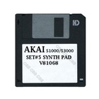 Akai S1000 / S3000 Floppy Disk SET#5 SYNTH PAD V81068 | eBay