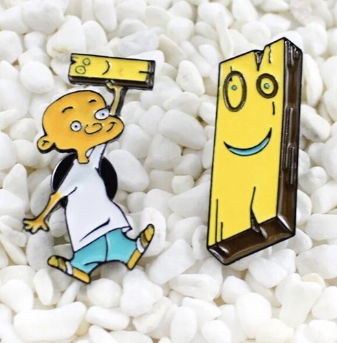 Ed Edd N Eddy Pin ‘ jonny and plank 2 X Pin Badges Rare Cartoon Anime ...
