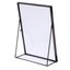 Modern Glass Metal Freestanding Picture Photo Frame Portrait Holder ...