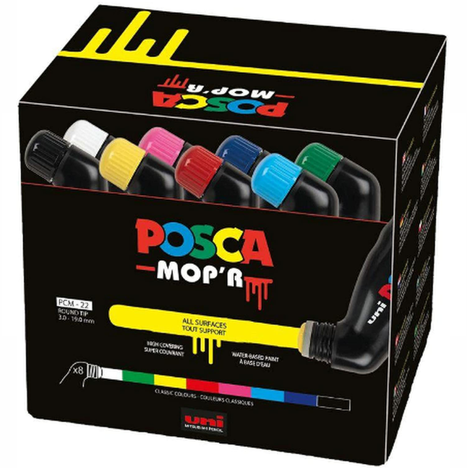 Uni Posca Paint Marker Kits Cases Sets Packs All Options Pastel & Mega ...