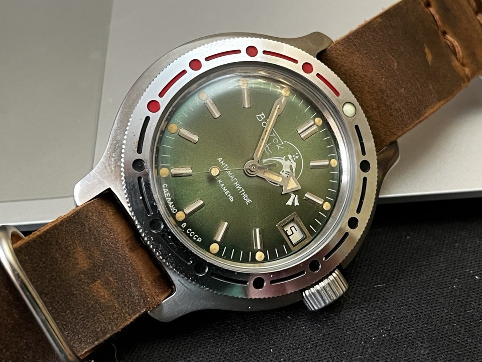 Vostok Amphibia USSR Watch – Rare Titanium Case – Vintage Diver – Mint ...