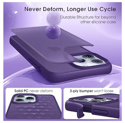 iPhone 14 Case, Alphex Colored Transluscent, 6.1" , Purple | eBay