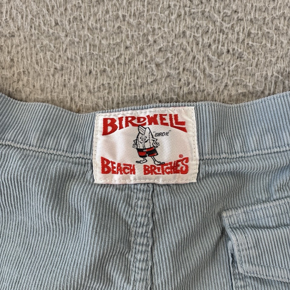 Birdwell Beach Britches Shorts Mens Size 30 Blue Corduroy Button Fly ...
