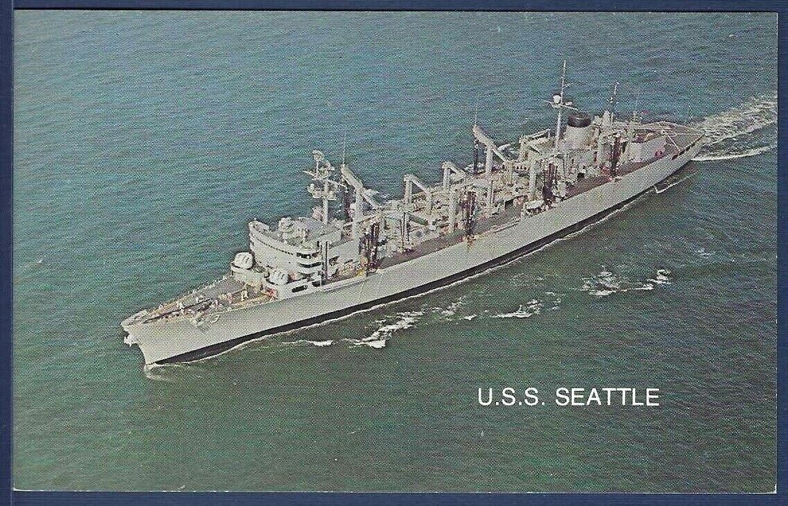 USS SEATTLE AOE-3 Fast Combat Support Ship | eBay