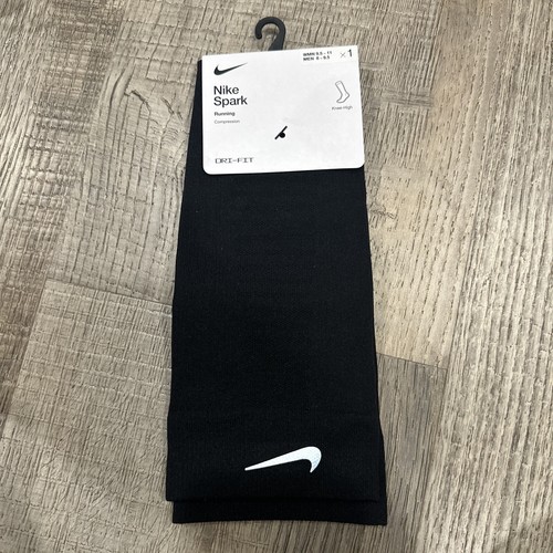 NEW Nike Spark Lightweight Knee-High Compression Running Sock Sz M8-9.5 ...
