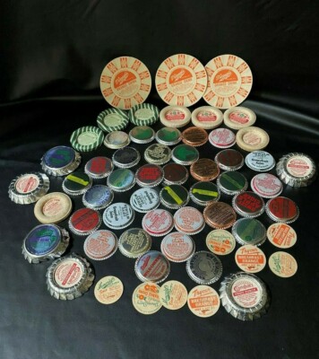 60 Vintage Soda Caps of Various Styles & Sizes " NOS" | eBay