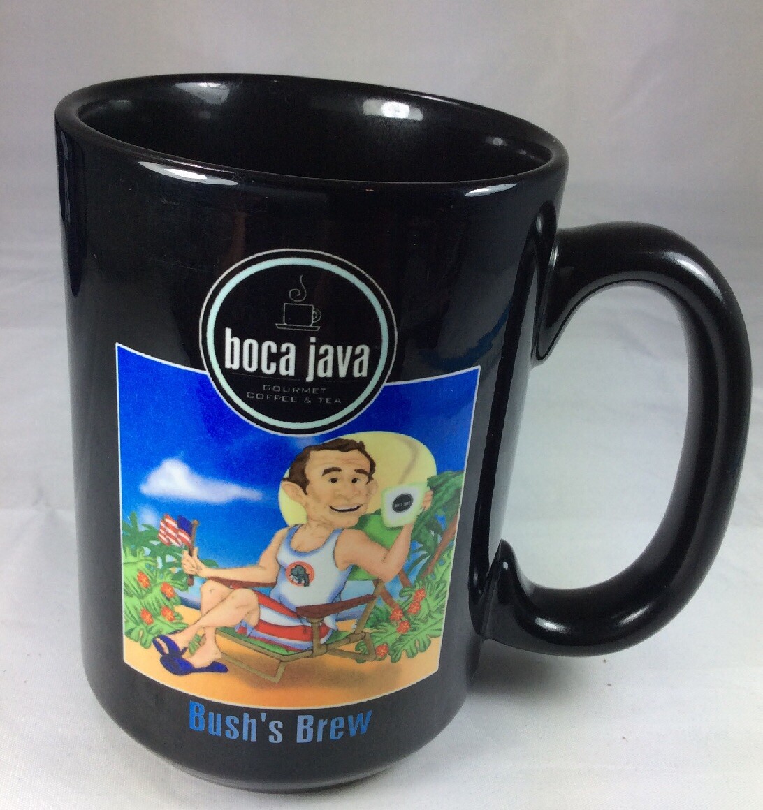 George W Bush Boca Java Gourmet Coffee And Tea Cup/Mug “ Bush’s Brew ...