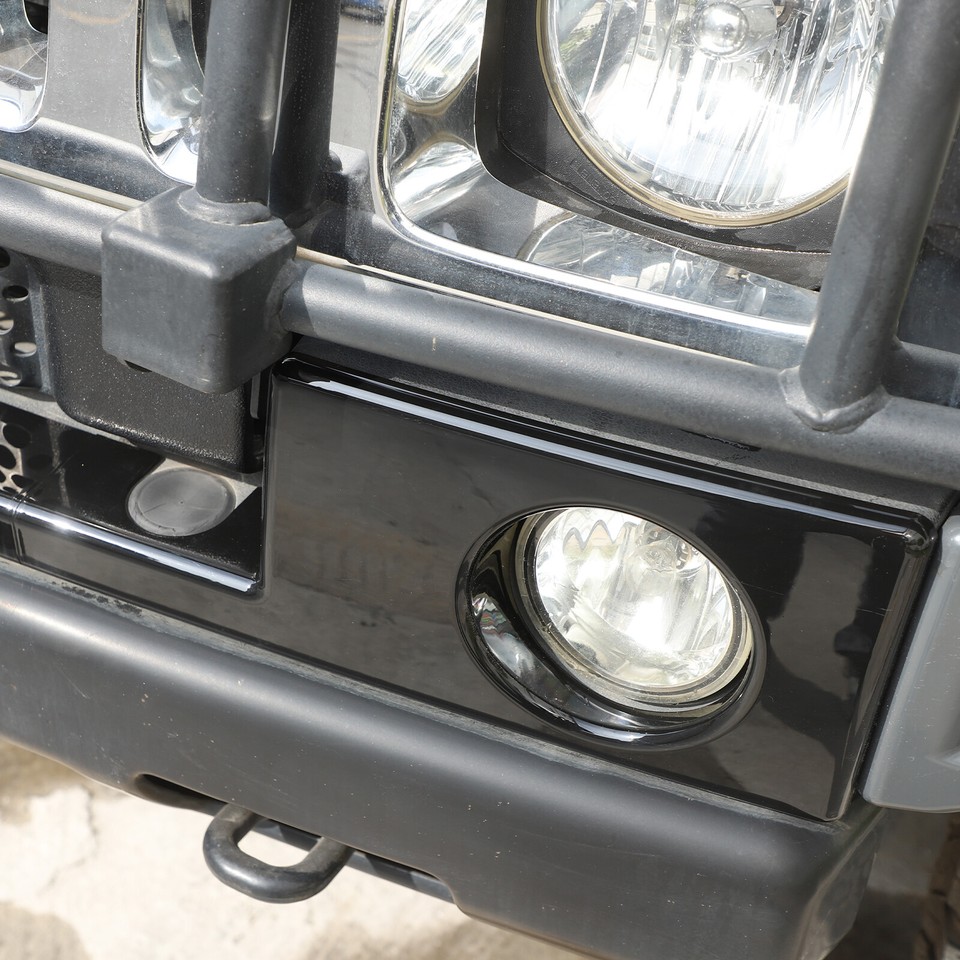 Gloss Black Front Bumper & Side Cover Trim Kit For Hummer H2 SUV SUT ...