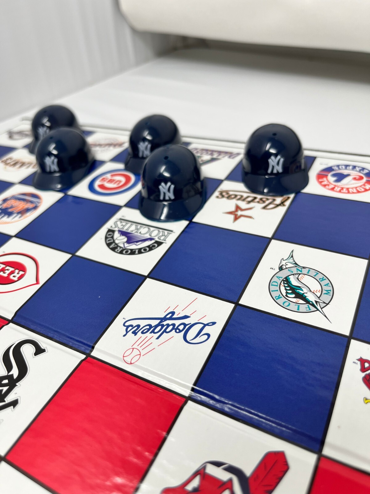 MLB Boston Red Sox Checkers Board Game Rivals vs New York Yankees ...