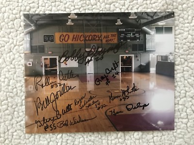 1954 Milan Indians Team Signed 8 X 10 Photo Auto Hoosiers Movie Indiana ...