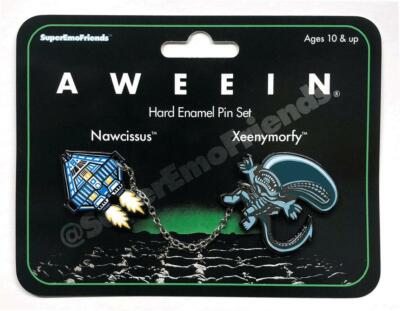 AWEEIN ENAMEL PIN SET SUPER EMO FRIENDS | eBay