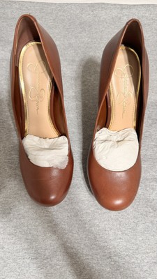 Womens Jessica Simpson High Heels Size 8M Brown | eBay