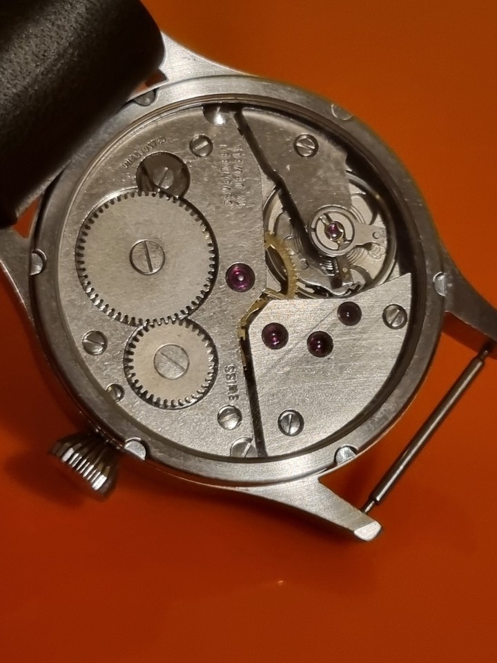 Kinness Military field watch, Genuine Unitas ETA 6498 6497 mechanical ...