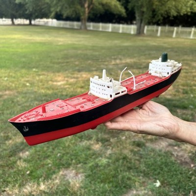 1966 Hess Voyager Toy Battery Operated Boat Tanker Ship! | eBay