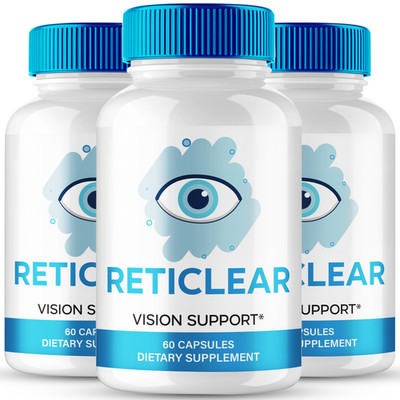 (3 Pack) RetiClear Eye Capsules, Advanced Reti Clear Eye Vitamin ...