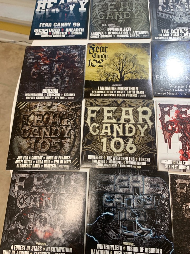 Fear Candy CD Terrorizer Magazine Black Metal Death Thrash Hardcore LOT ...