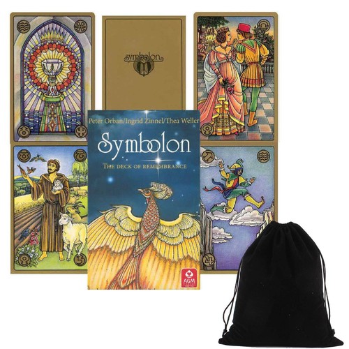 Symbolon Pocket Tarot Deck Of Remembrance Cards Esoteric Agm With Bag ...