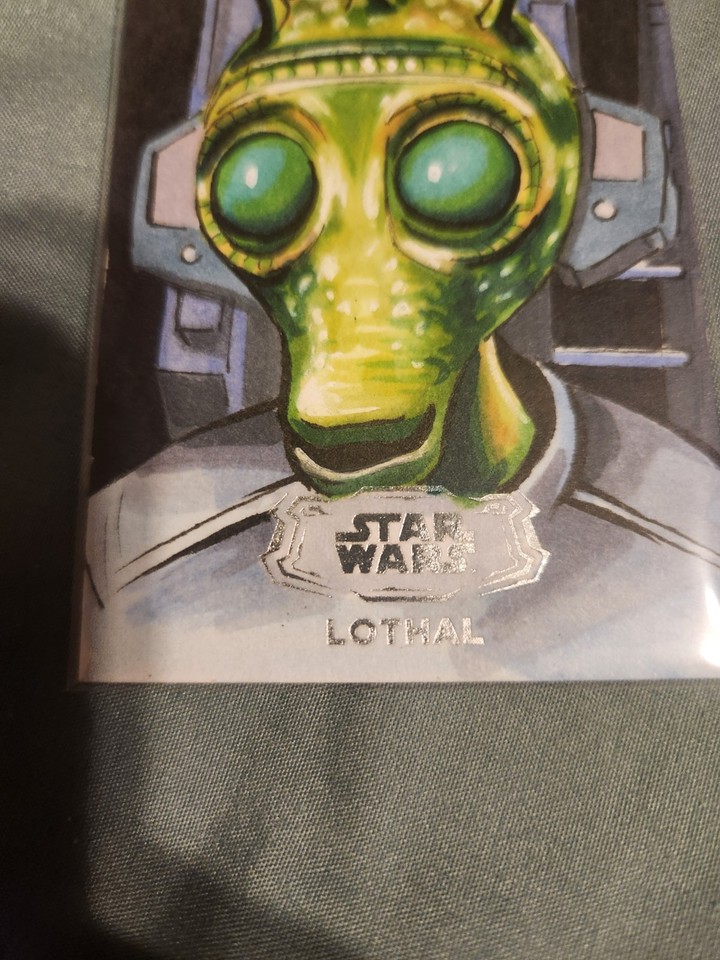 2025 Star Wars Hyperspace Original Sketch Art Card 1/1 Tseebo (Lothal ...