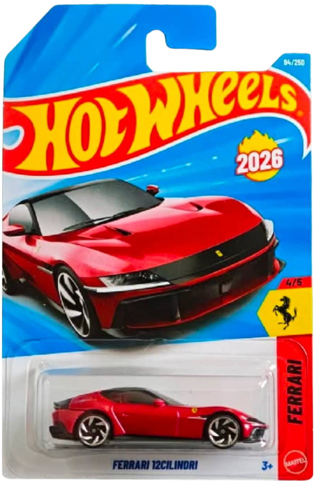 Hot Wheels 2026 Combo Mainline Ferrari 12Cilindri + Visa Cash App RB ...