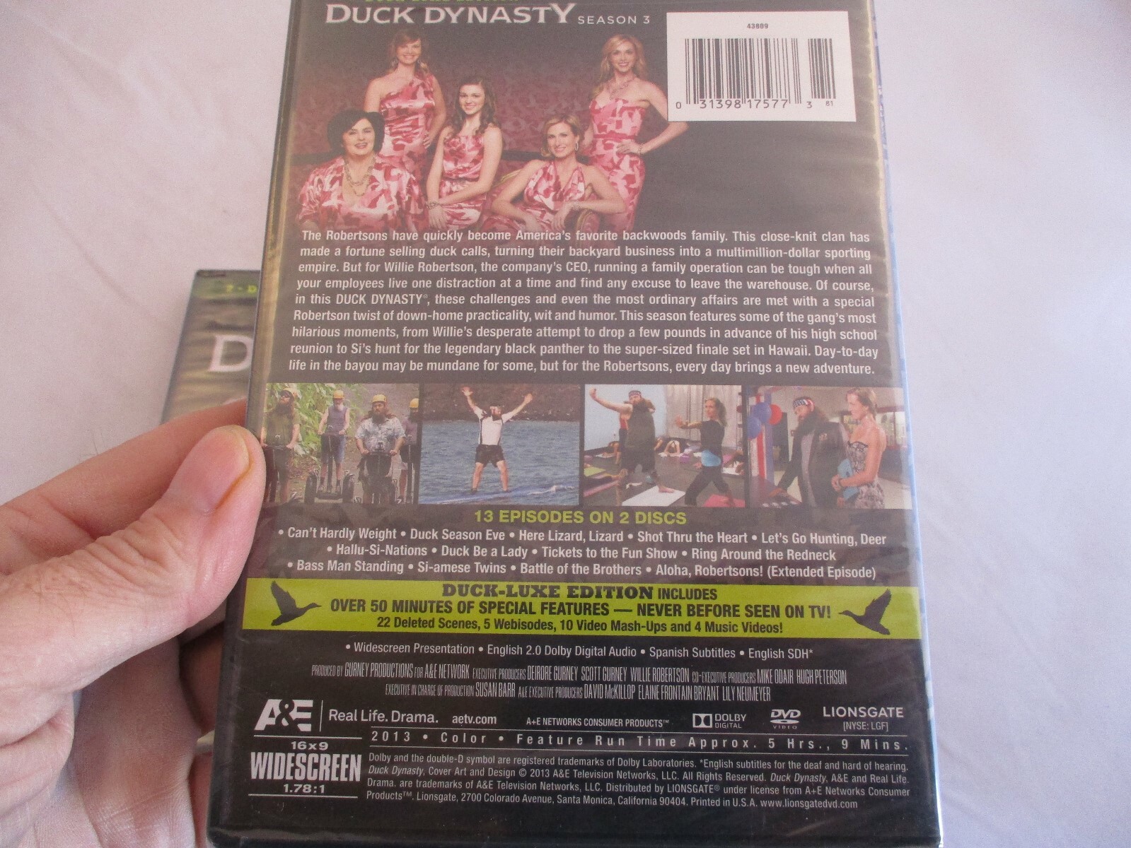 3 NEW Reality TV DVDs, Duck Dynasty: Seasons 3, 4, 5. 2013 - 14, Phil ...