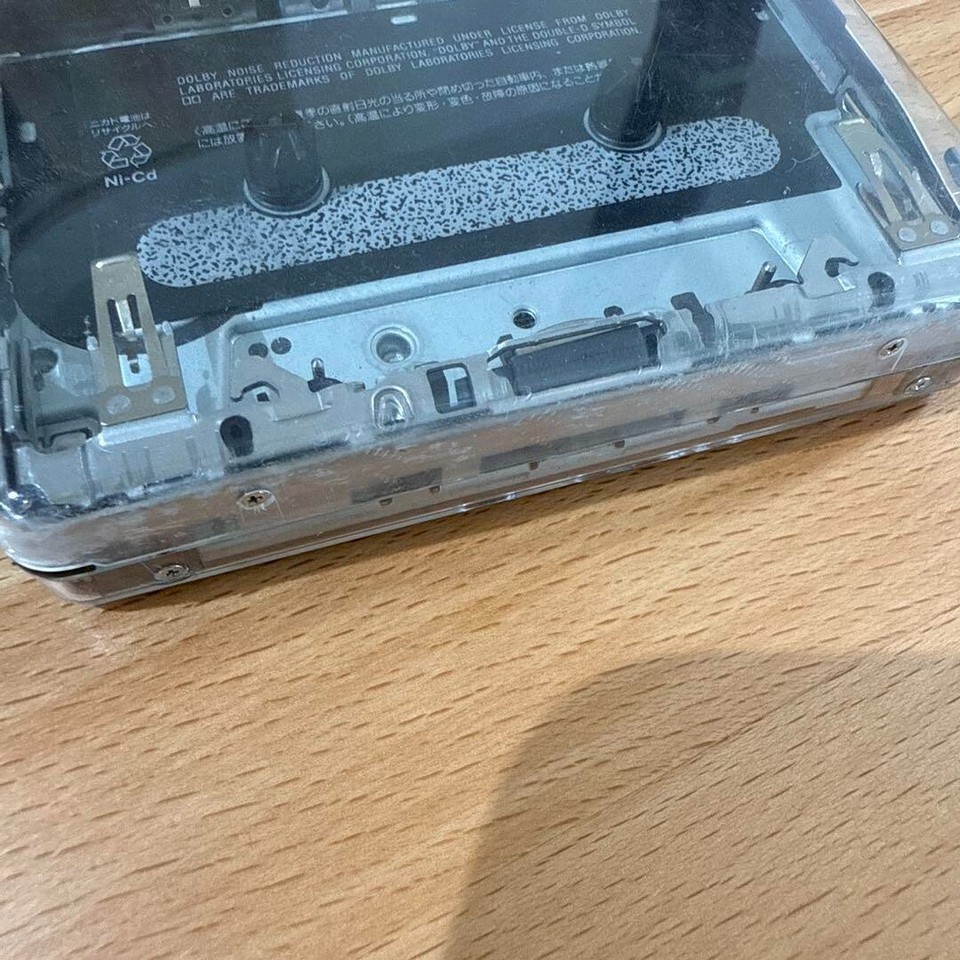 Sony Walkman WM-EX677 Transparent Case Custom Works With Gum Battery ...