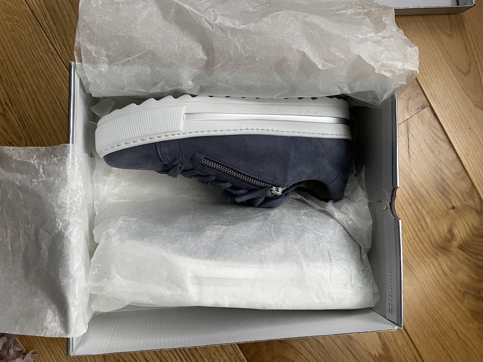 Women's Gabor Heather Nautic Suede Casual Platform Trainers Size UK 6.5 ...