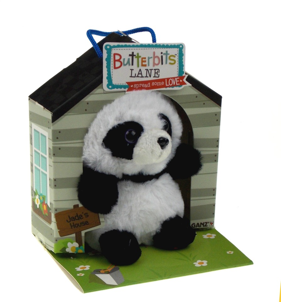 Ganz Butterbits Lane Jade Panda Plush Jade House Series 1 Beanbag ...