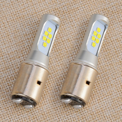 2pcs BA20D LED Motorcycle Headlight Headlamp Driving Light Lamp Bulb 10 ...