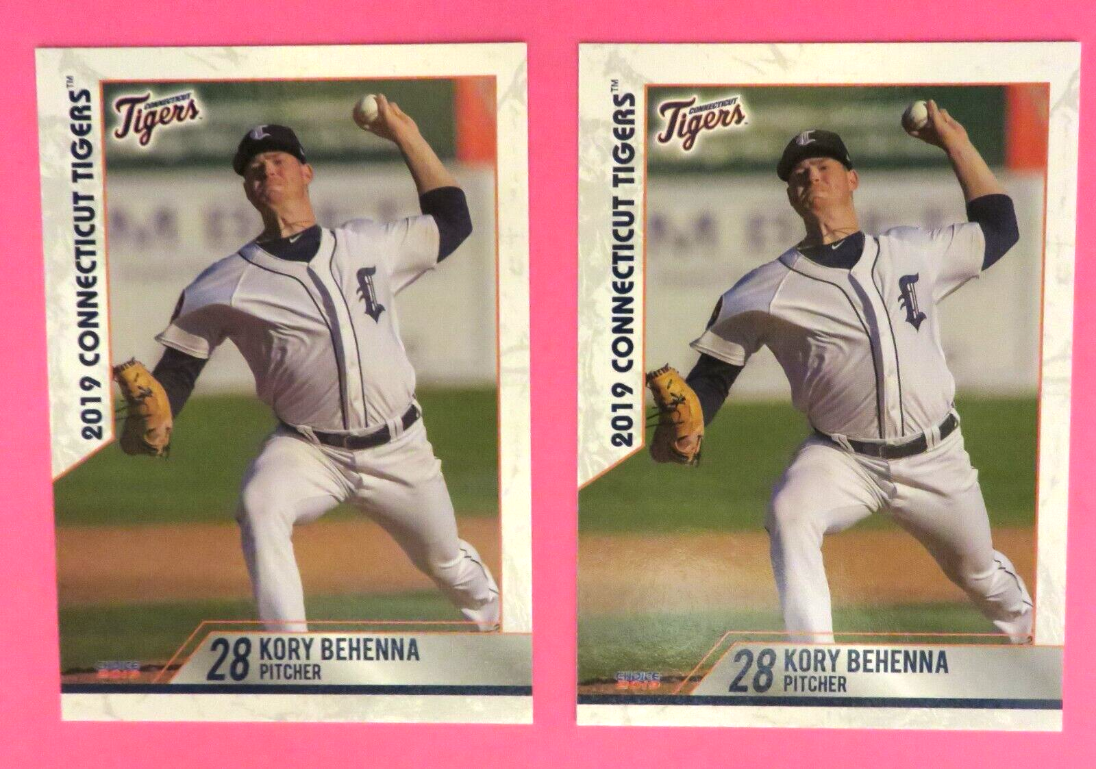 2 - 2019 Choice, Connecticut Tigers - KORY BEHENNA | eBay
