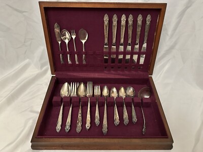 Vintage 6 Place/51 Pieces Oneida Prestige Distinction Silverplate ...