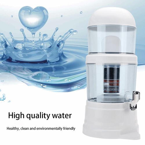 8 Stage Benchtop Water Filter Ceramic Mineral Stone Carbon Purifier ...