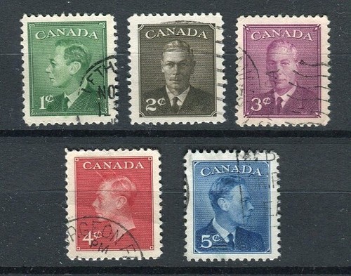 Canada KGVI 1950 set of 5 SG424/8 good to fine used | eBay UK