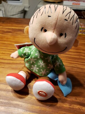 Hallmark Peanuts Charlie Brown Christmas Plush Linus with Sound | eBay