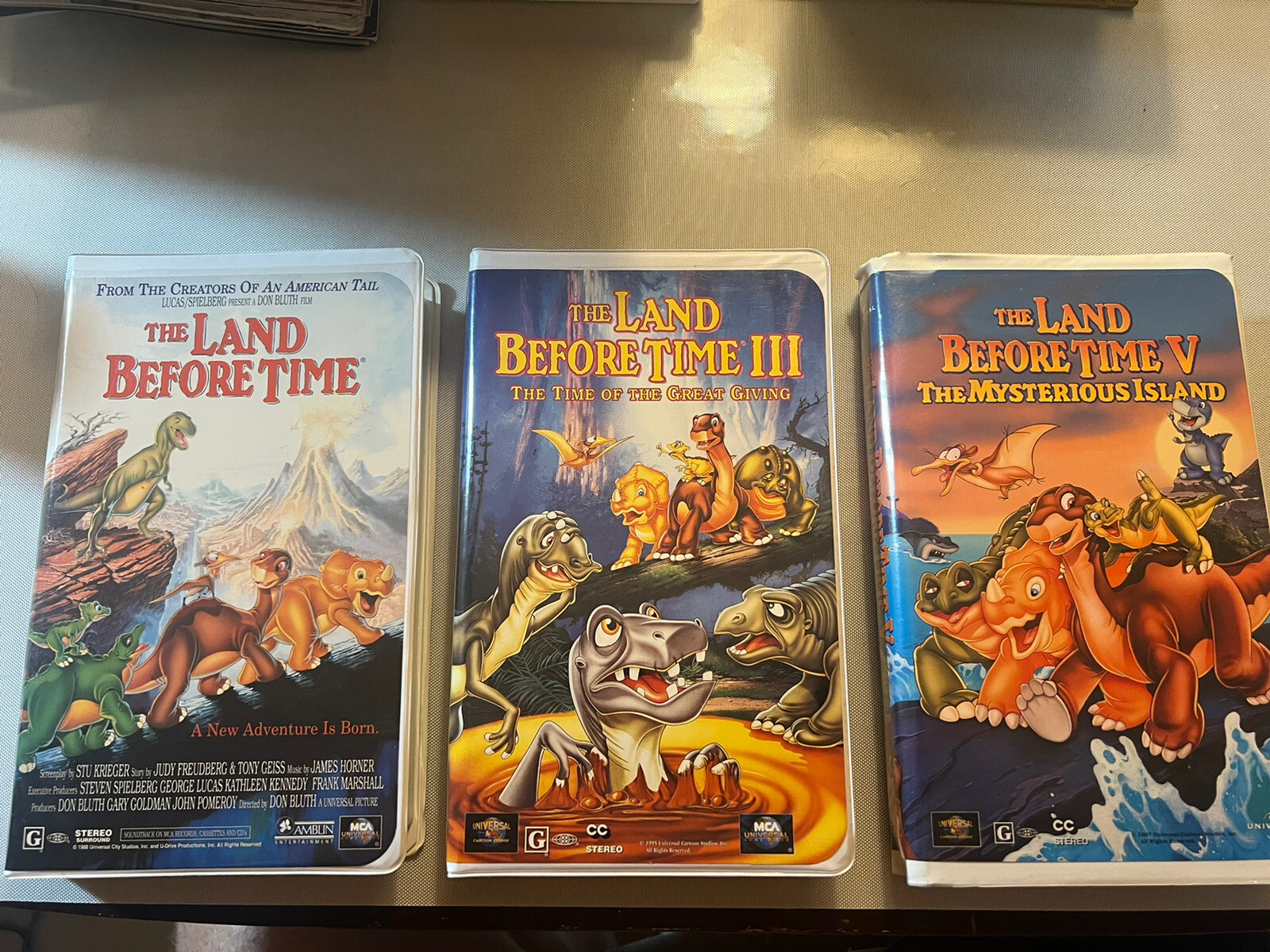 The Land Before Time 1 3&5 VHS 1996 Bundle 96898279437| eBay