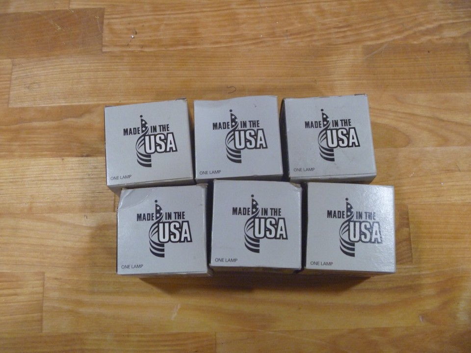(Set of 6) GE 82V 410W FXL Quartzline Lamp Overhead Projector Bulb | eBay
