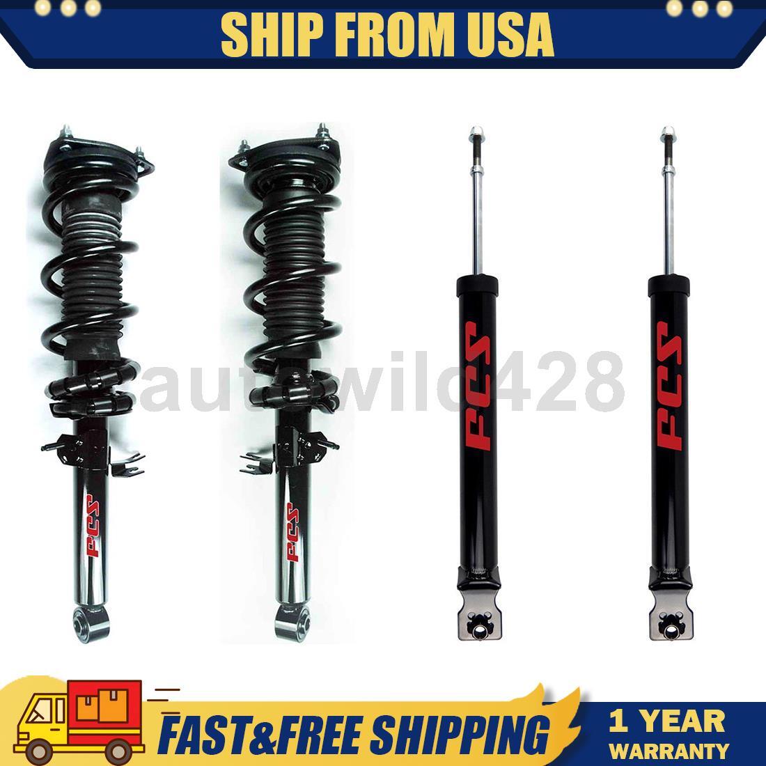 FCS Shock Absorber Struts Set of 4PCS For INFINITI G37 3.7L 2010 2009 ...