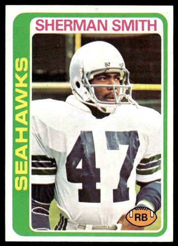 1978 TOPPS SHERMAN SMITH K SEATTLE SEAHAWKS #191 | eBay