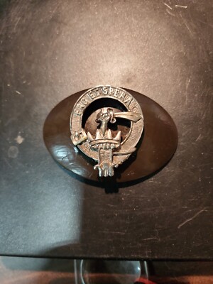 Vintage Scottish Clan Matheson FAC ET SPERA Belt Buckel/Badge | eBay